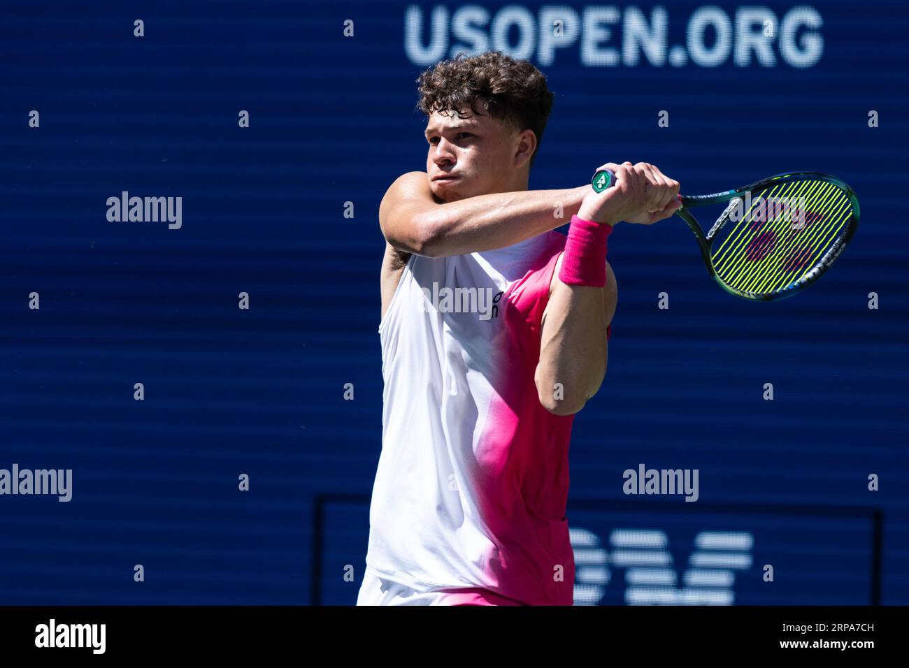Ben Shelton aus den USA kehrt in der 4. Runde gegen Tommy Paul aus den ...