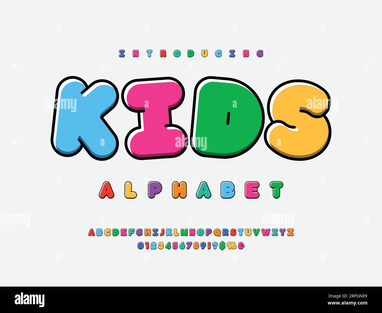 Kinder schriftart -Fotos und -Bildmaterial in hoher Auflösung – Alamy