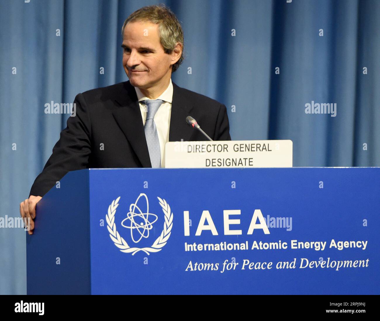 191202 -- WIEN, 2. Dezember 2019 -- Rafael Mariano Grossi spricht auf ...