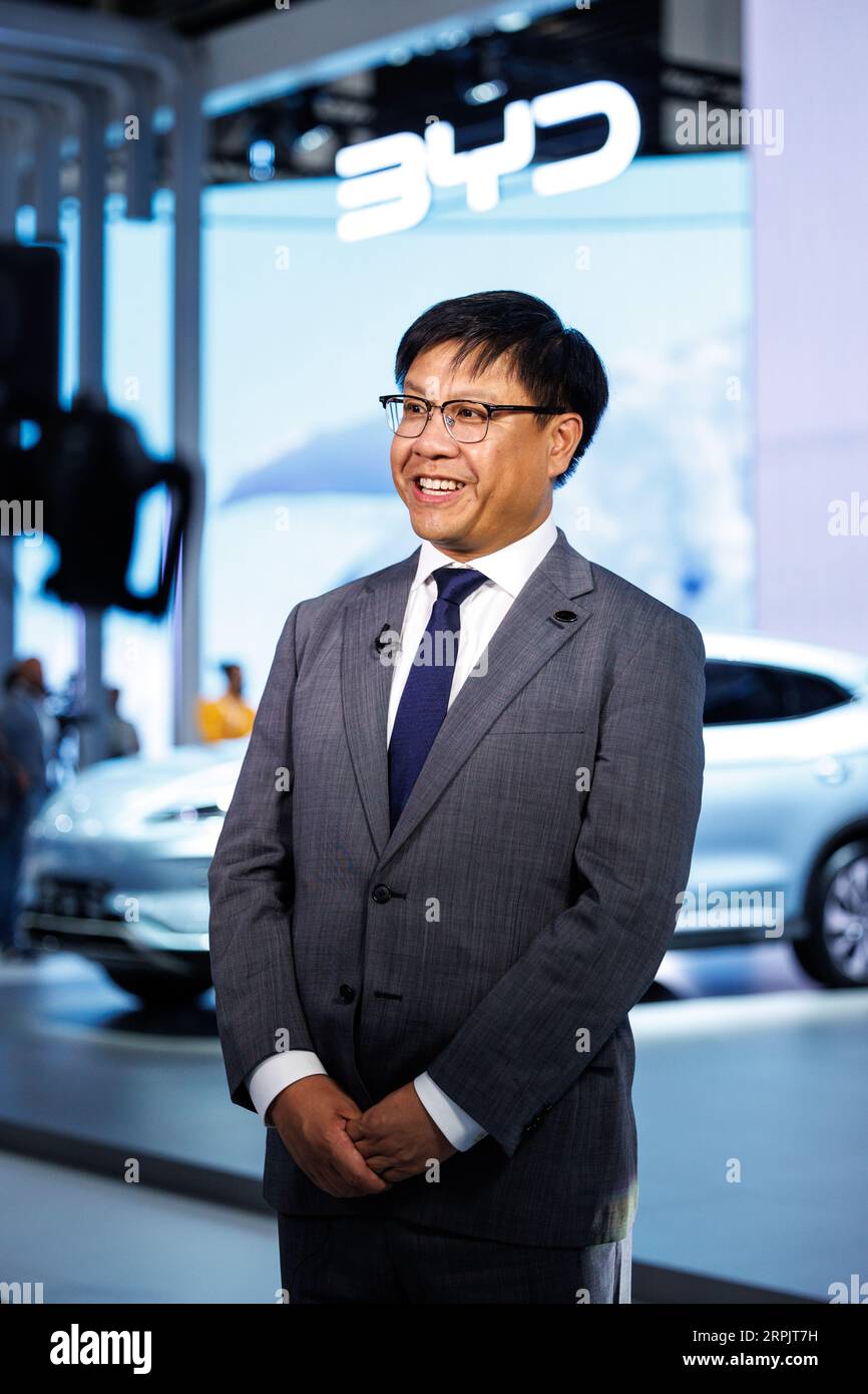 München, Deutschland. September 2023. Michael Shu, Geschäftsführer und ...