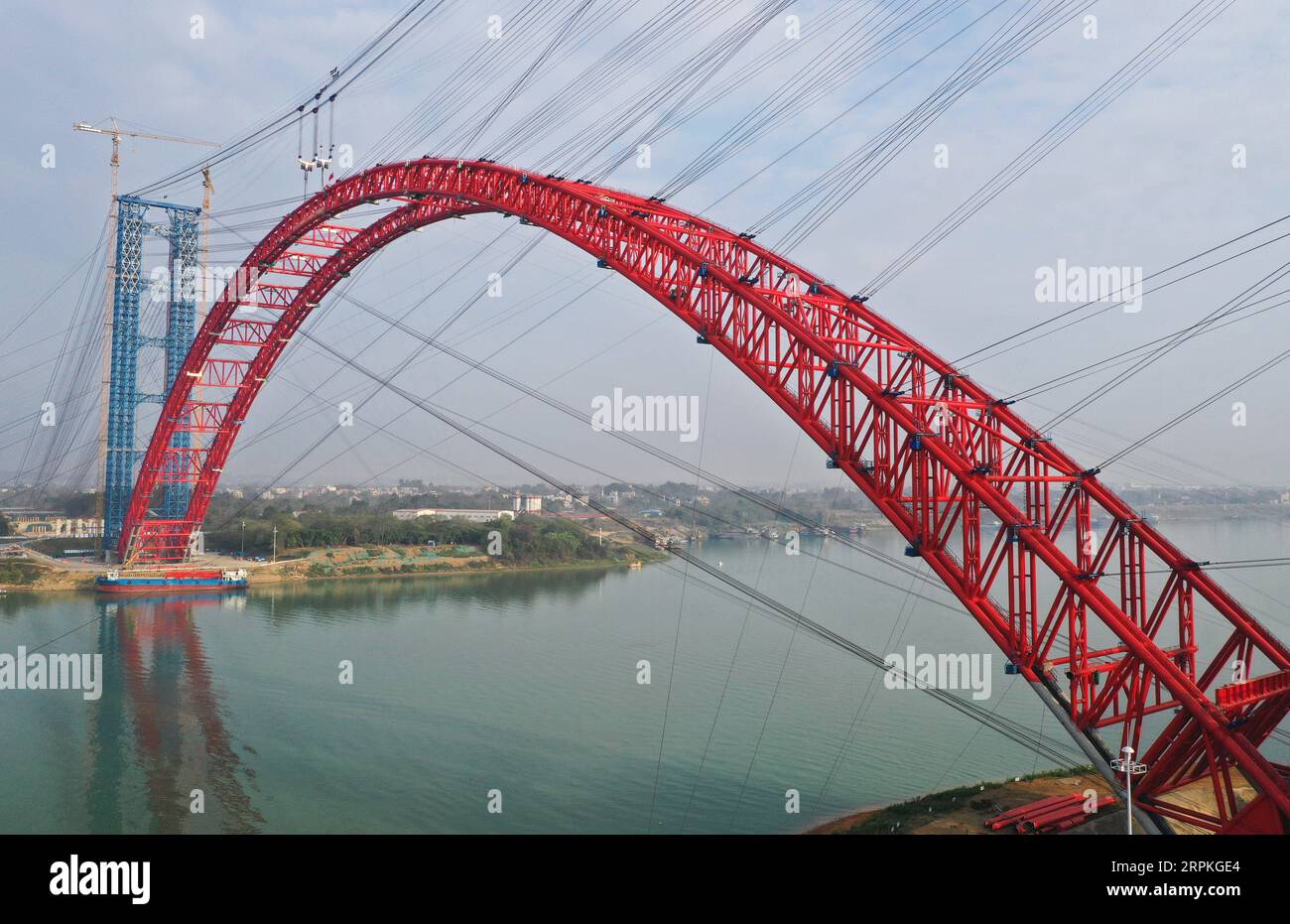 200110 -- GUIGANG, 10. Januar 2020 -- Luftaufnahme vom 10. Januar 2020 ...