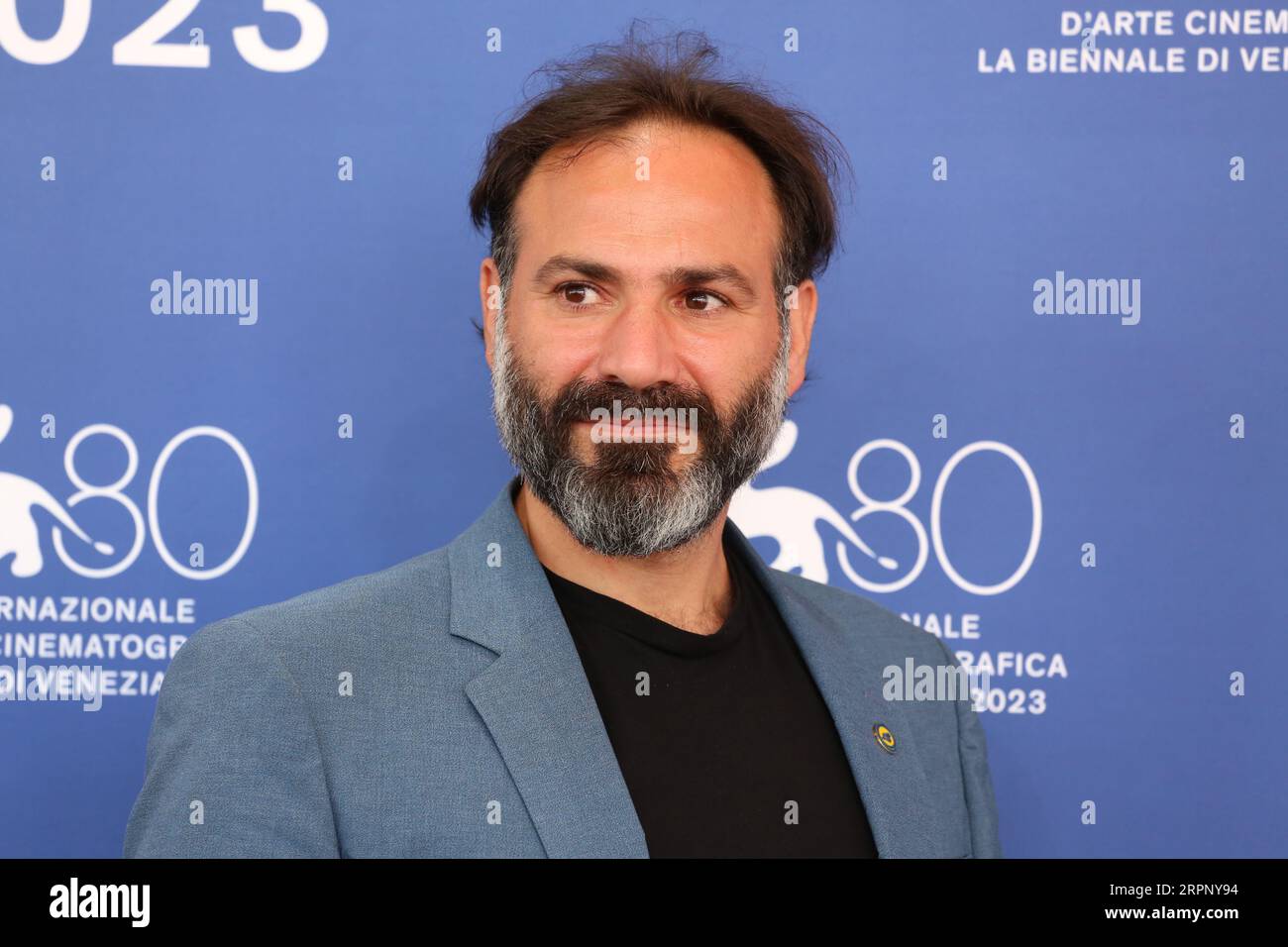 Venedig, Italien, 5. September 2023. Jalal Altawil beim Fotoaufruf für ...