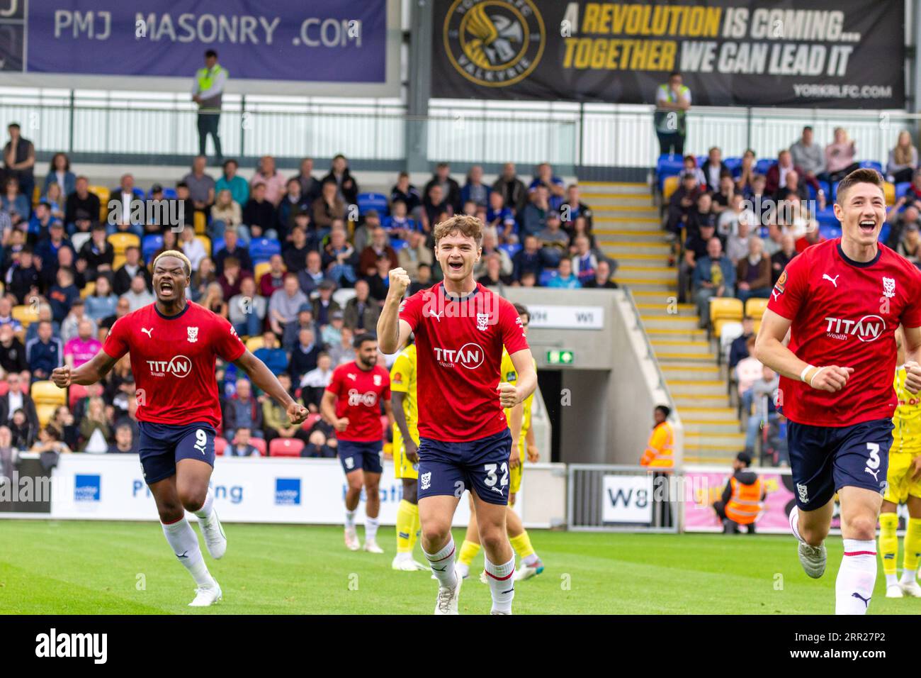 York, Vereinigtes Königreich, 28. August 2023, Dipo Akinyemi, Jack ...