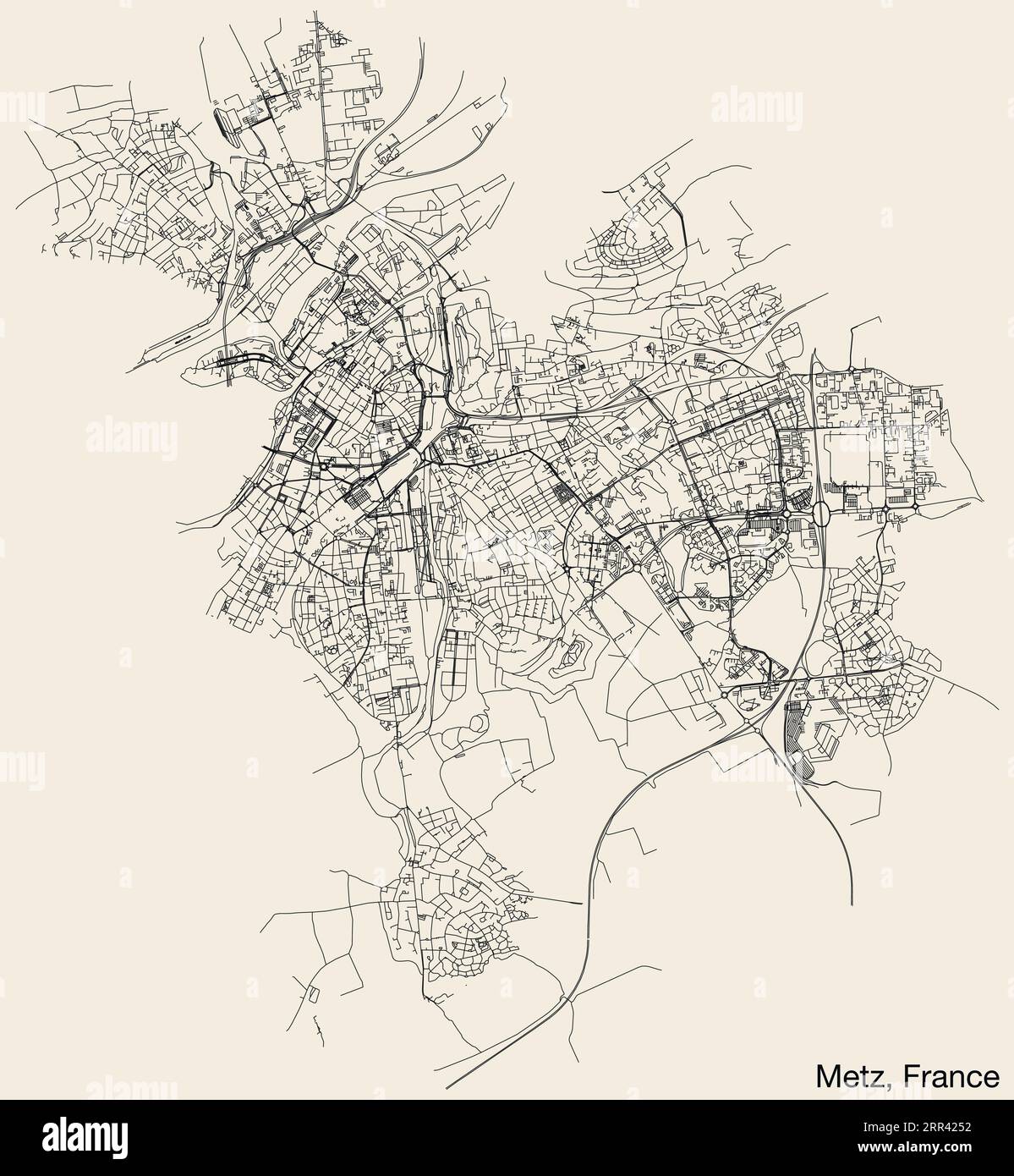 Metz map -Fotos und -Bildmaterial in hoher Auflösung – Alamy