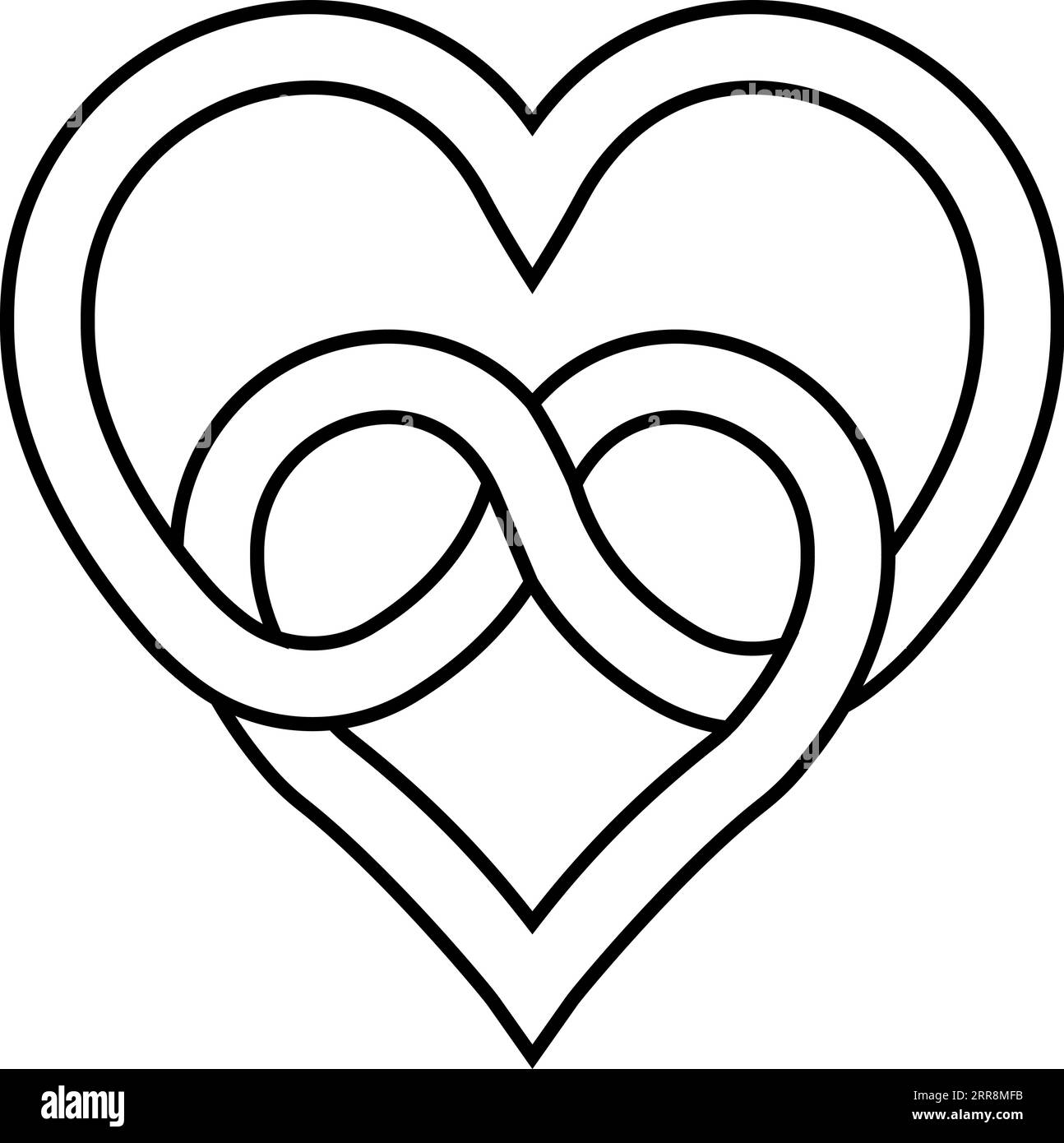 Zwei ineinander verschlungene herzen -Fotos und -Bildmaterial in hoher ...