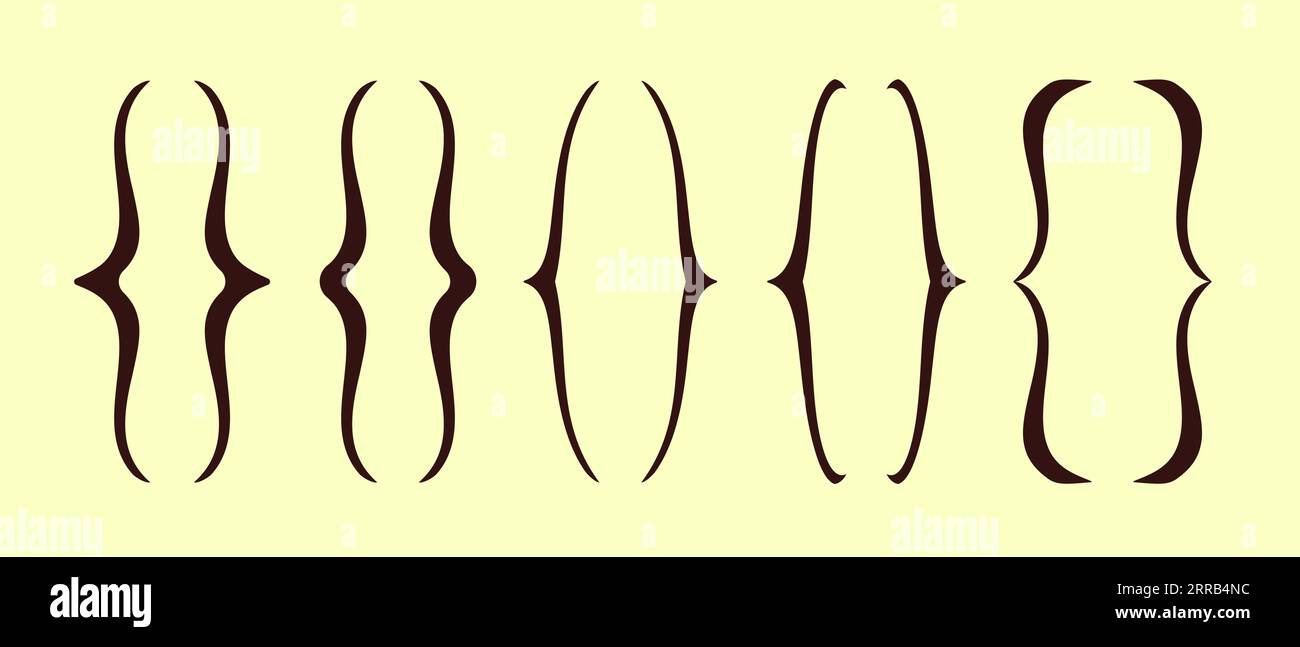 Geschweifte klammer -Fotos und -Bildmaterial in hoher Auflösung – Alamy