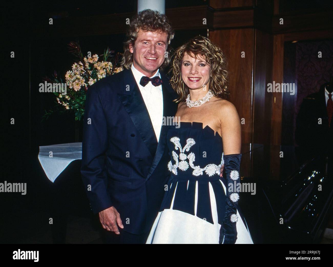 Deborah Sasson und Peter Hofmann vor einem gemeinsamen Auftritt ...