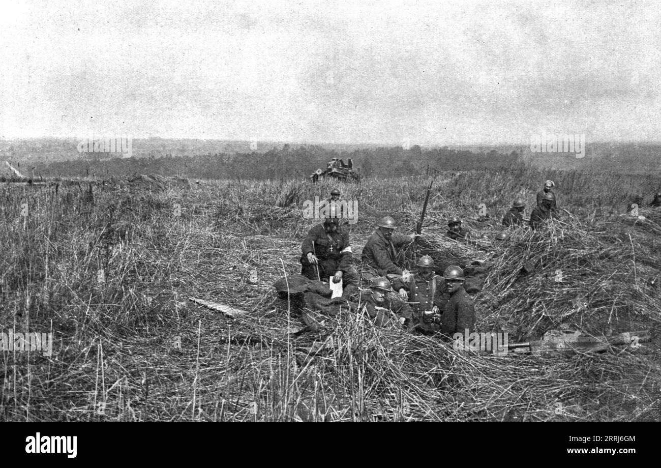 "A travers le champ de bataille; en seconde ligne dans les bles; finie ...