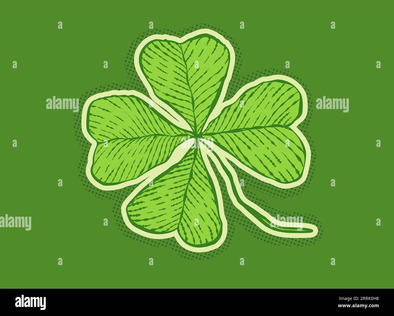 Klee oder kleeblatt Stock-Vektorgrafiken kaufen - Alamy