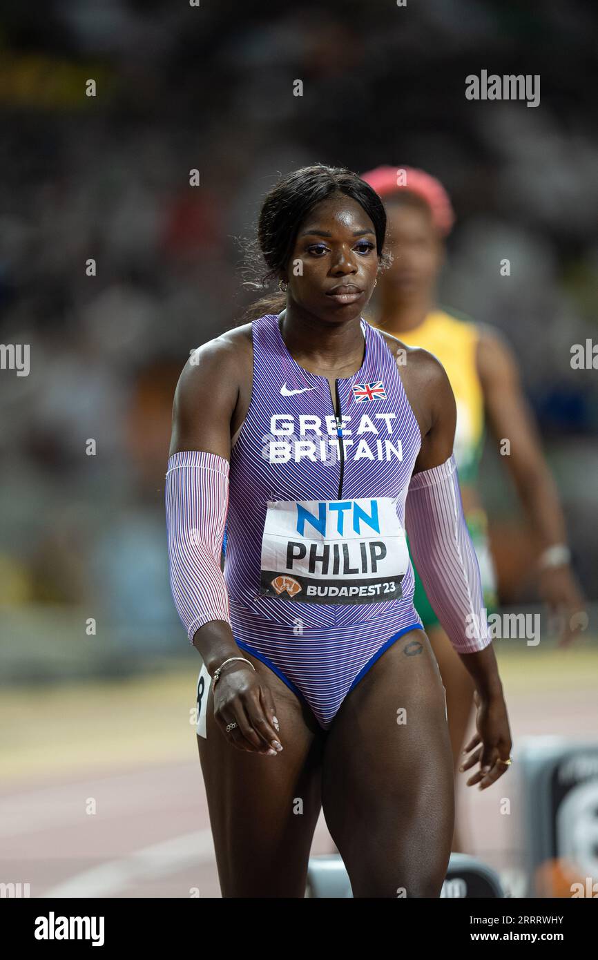 Asha Philip nahm an der 4X100 Meter-Staffel bei den Leichtathletik ...