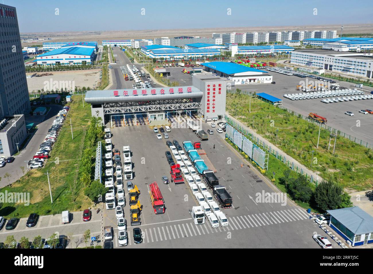 230727 -- HORGOS, 27. Juli 2023 -- dieses Luftbild, das am 26. Juli ...