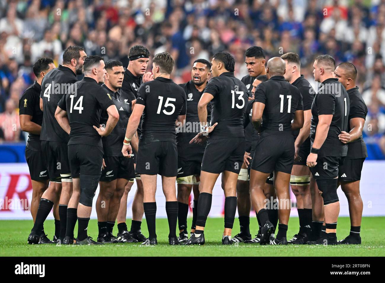 Paris, Frankreich. September 2023. Ardie Savea und sein Team (Gruppe ...