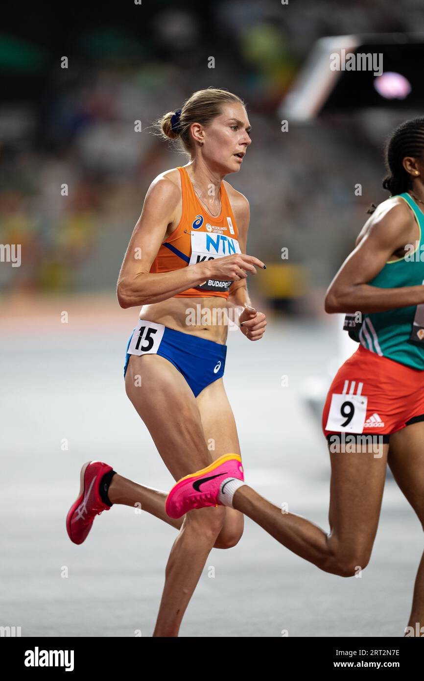 Maureen Koster nahm an der 5000-Meter-Staffel der Leichtathletik ...