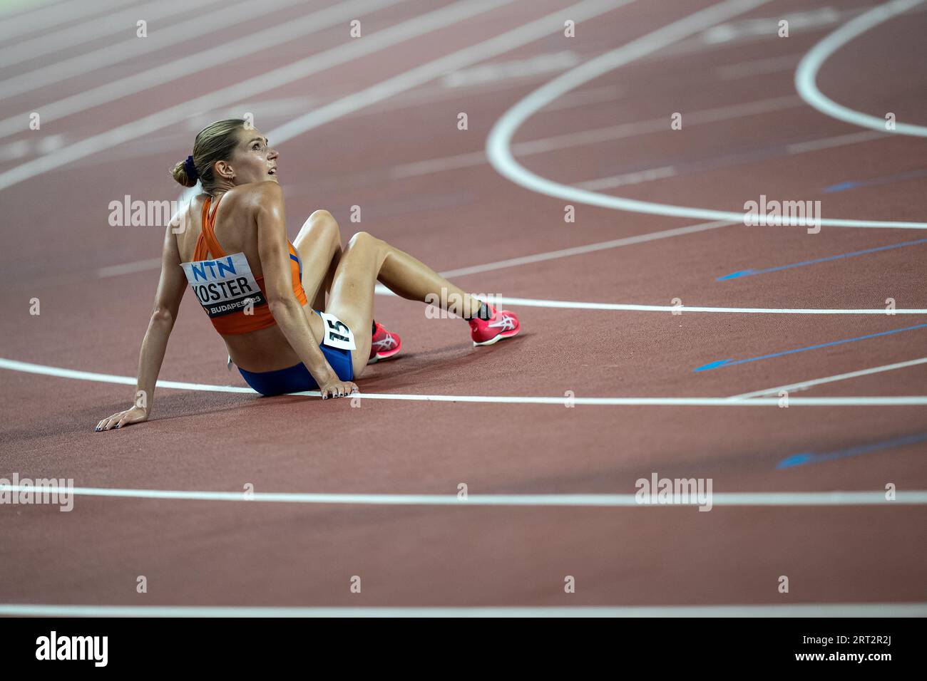 Maureen Koster nahm an der 5000-Meter-Staffel der Leichtathletik ...