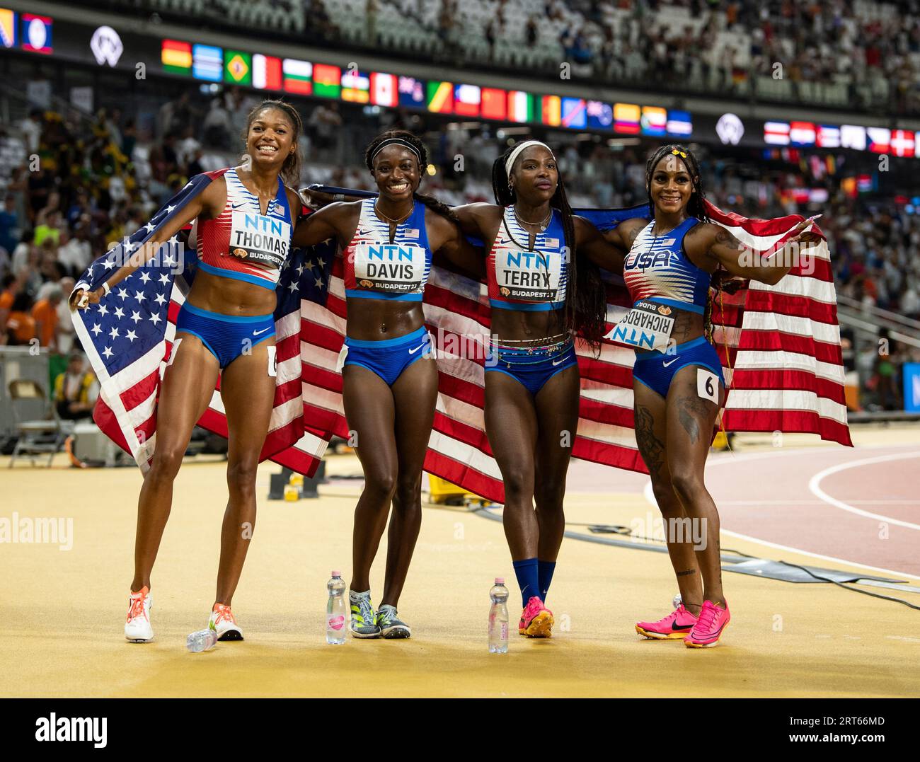 Gabrielle Thomas, Tamari Davis, Twanisha Terry und Sha'Carri Richardson ...