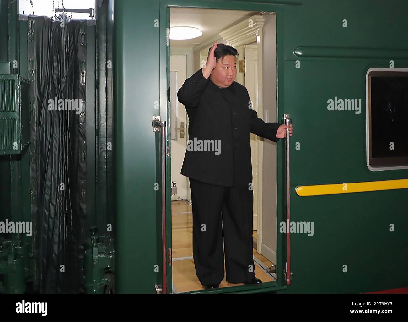 Pjöngjang, Nordkorea. September 2023. Der nordkoreanische Führer Kim ...