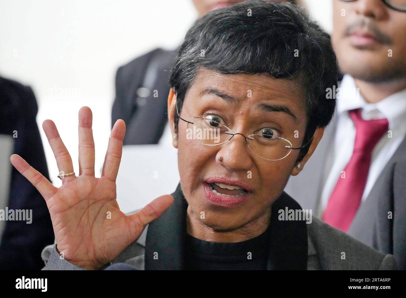 Filipino journalist Maria Ressa, 2021 Nobel Peace Prize winner and ...