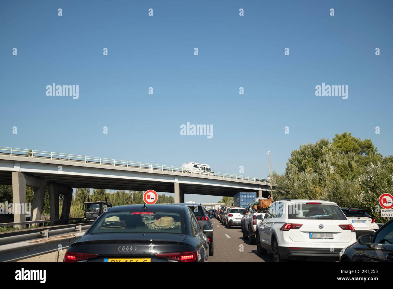 Stau Frankreich A7 Lyon