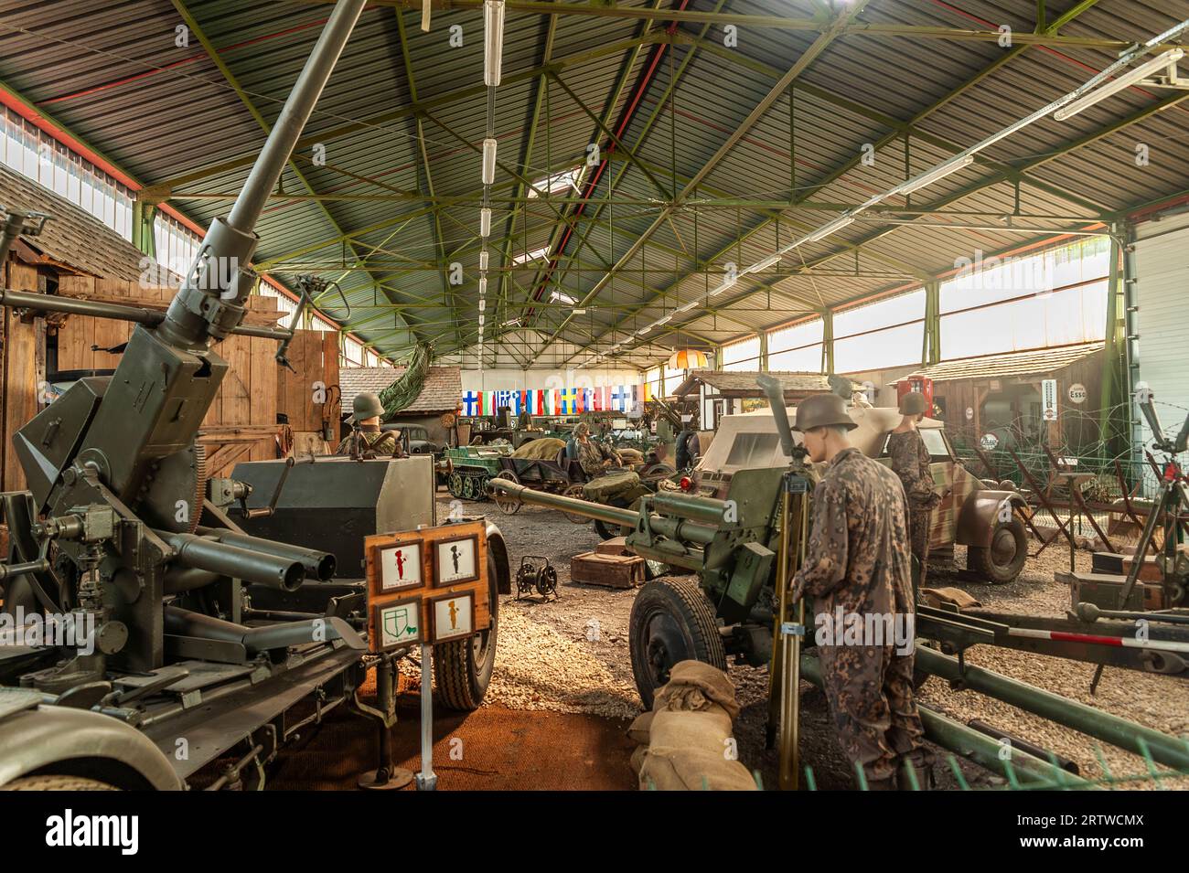 Schauplatz der Schlacht von Hatten und Rittershoffen im Januar 1945 ...