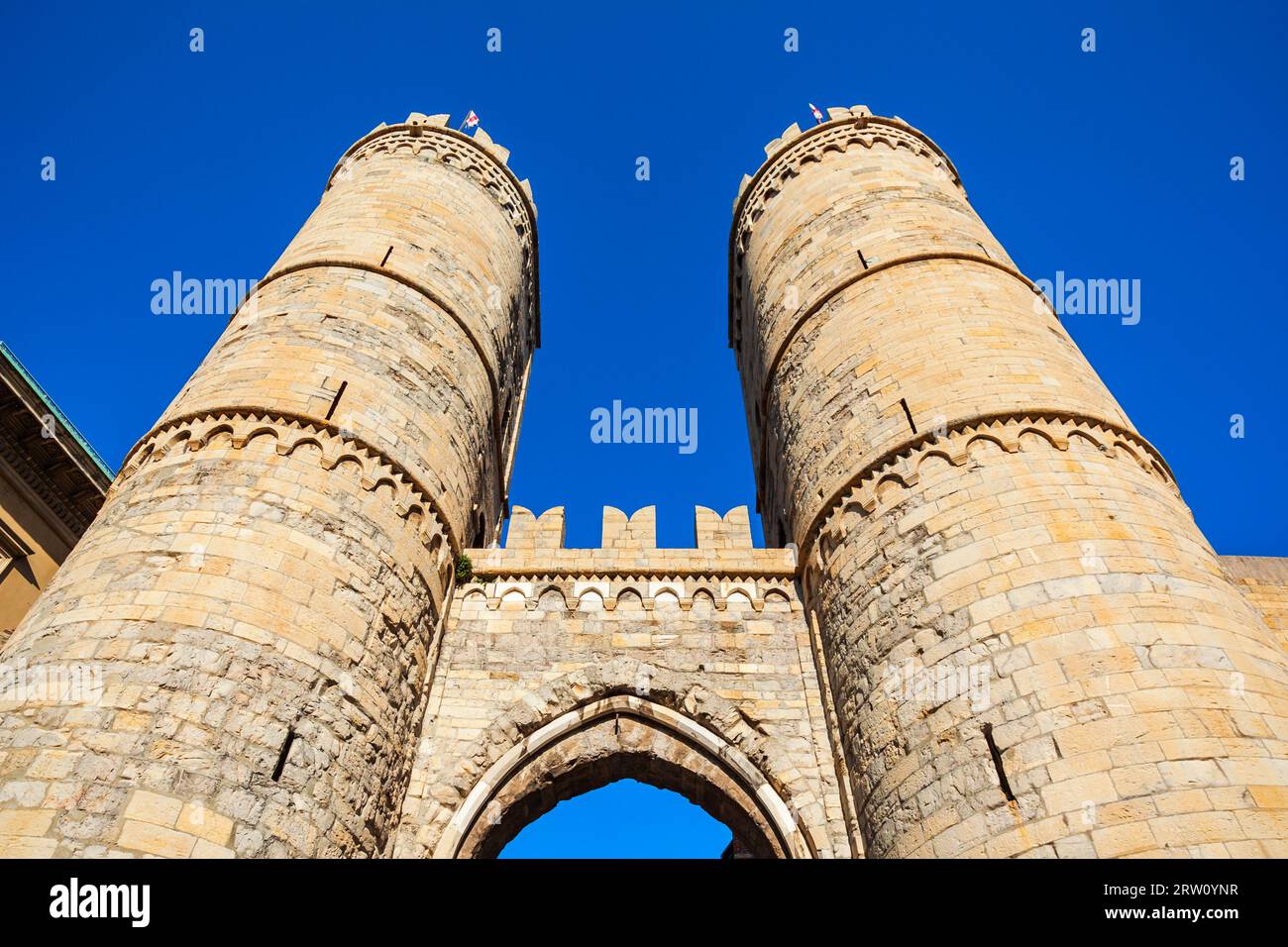 Die Porta Soprana Tor war eines der Tore der Stadt Genua in der Region ...