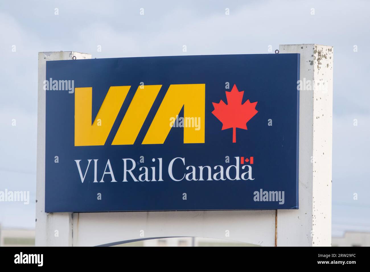 Via rail logo -Fotos und -Bildmaterial in hoher Auflösung – Alamy