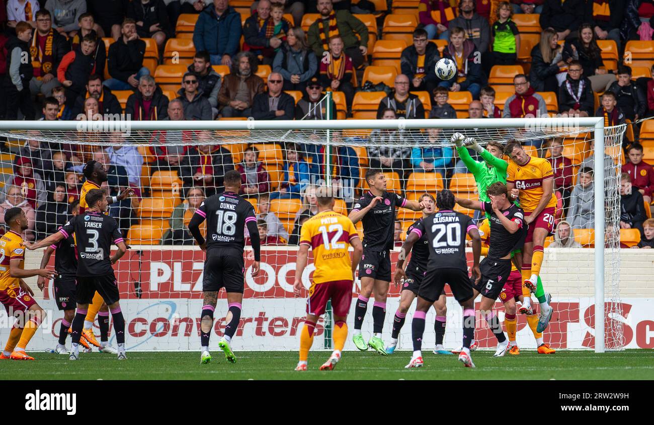 16. September 2023; Fir Park, Motherwell, Schottland: Scottish ...