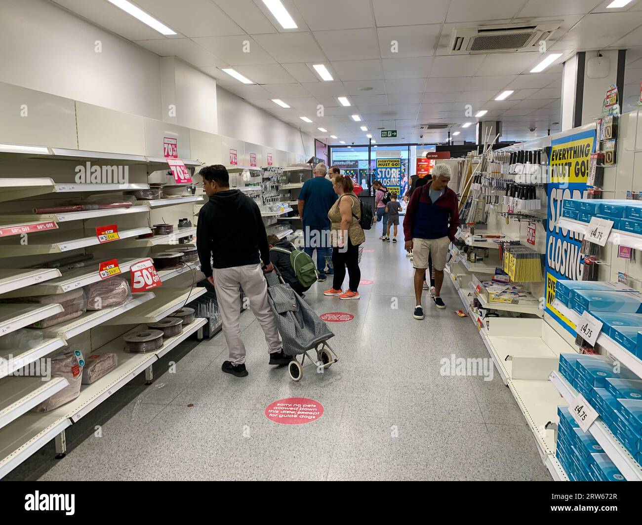 Maidenhead, Berkshire, Großbritannien. September 2023. Der Wilko Store ...