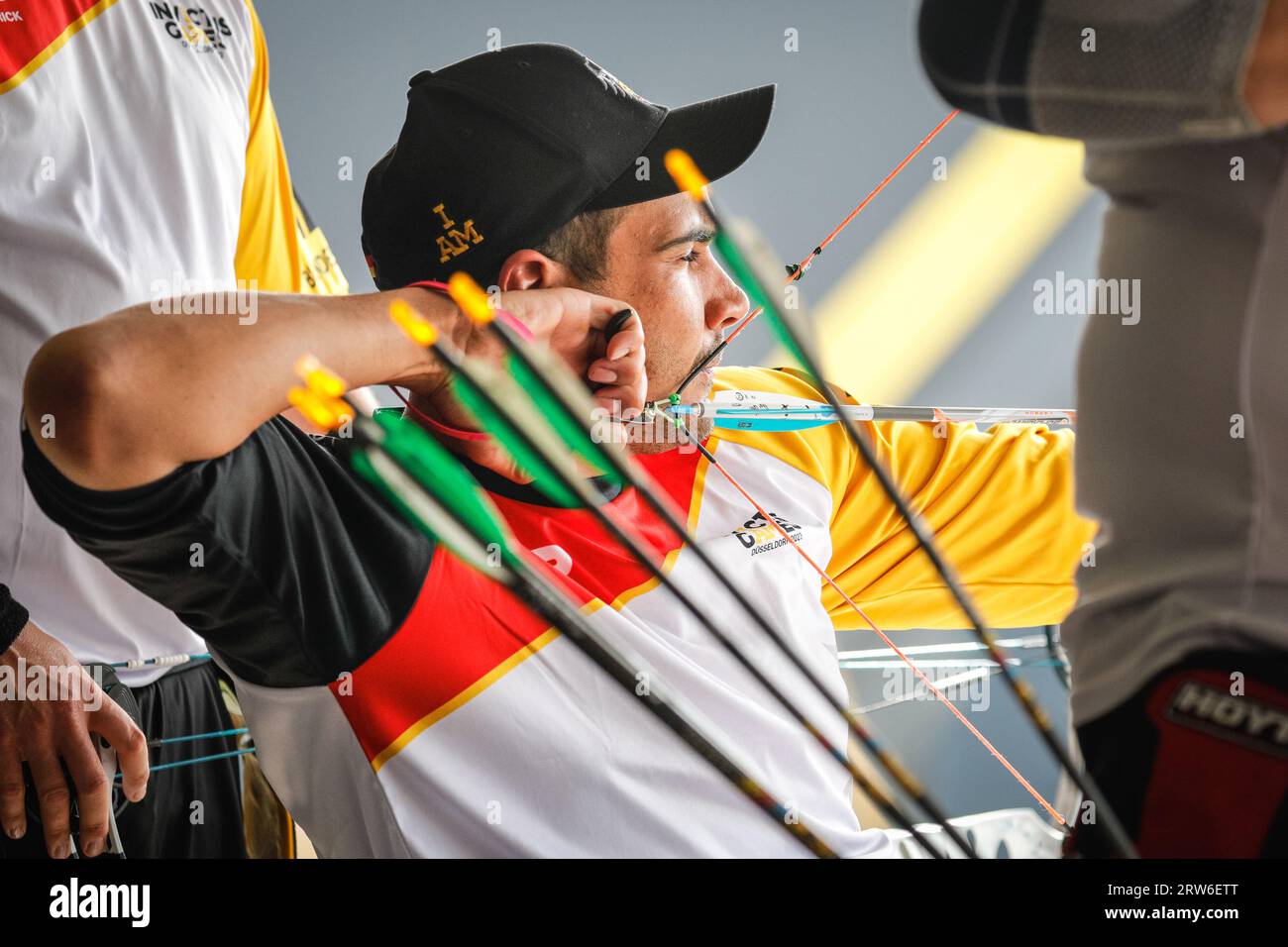 Düsseldorf, Deutschland. September 2023. Kevin Koitka hat das Ziel ...