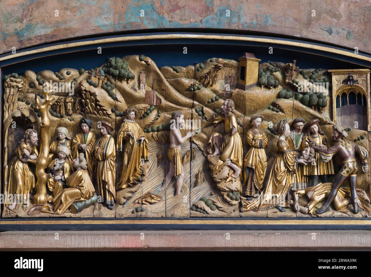 Der Altar des Heiligen Johannes der Täufer aus Ludwig Juppe in der ...