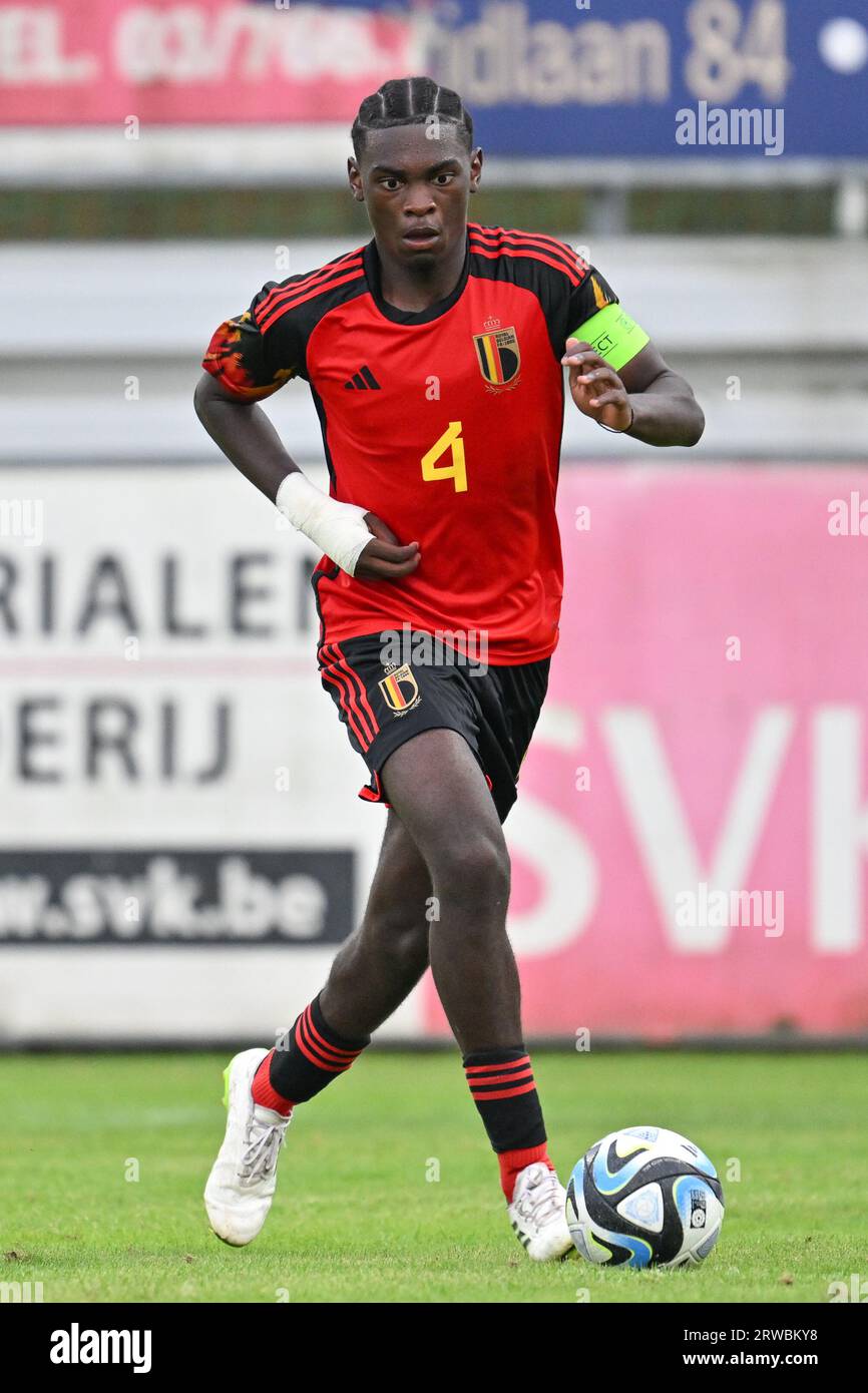 Jorthy Mokio (4) aus Belgien, das am Montag, den 17. September 2023, in ...