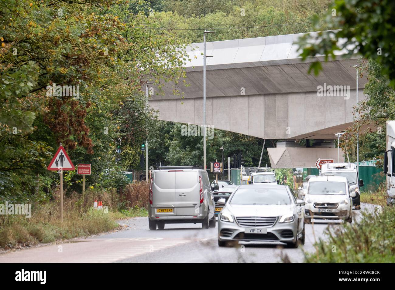 Denham, Großbritannien. September 2023. Teil des HS2 High Speed Rail ...