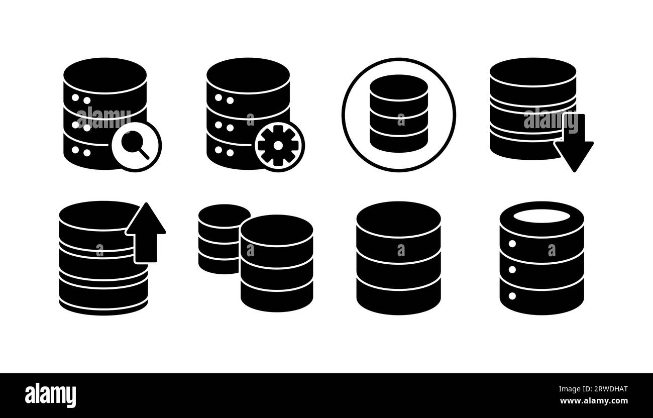 Server icon Stock-Vektorgrafiken kaufen - Alamy