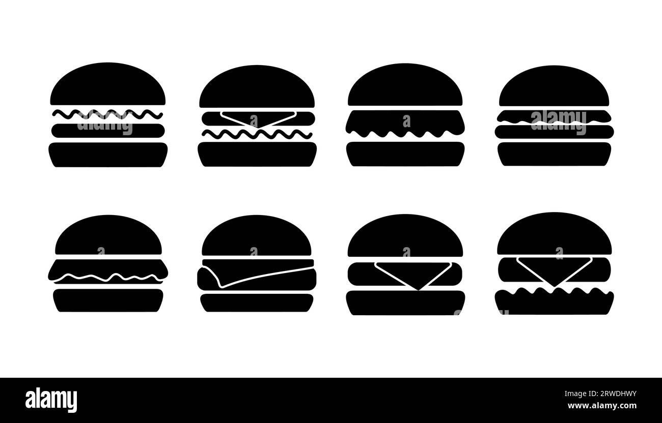 Burger shop logo Stock-Vektorgrafiken kaufen - Seite 2 - Alamy