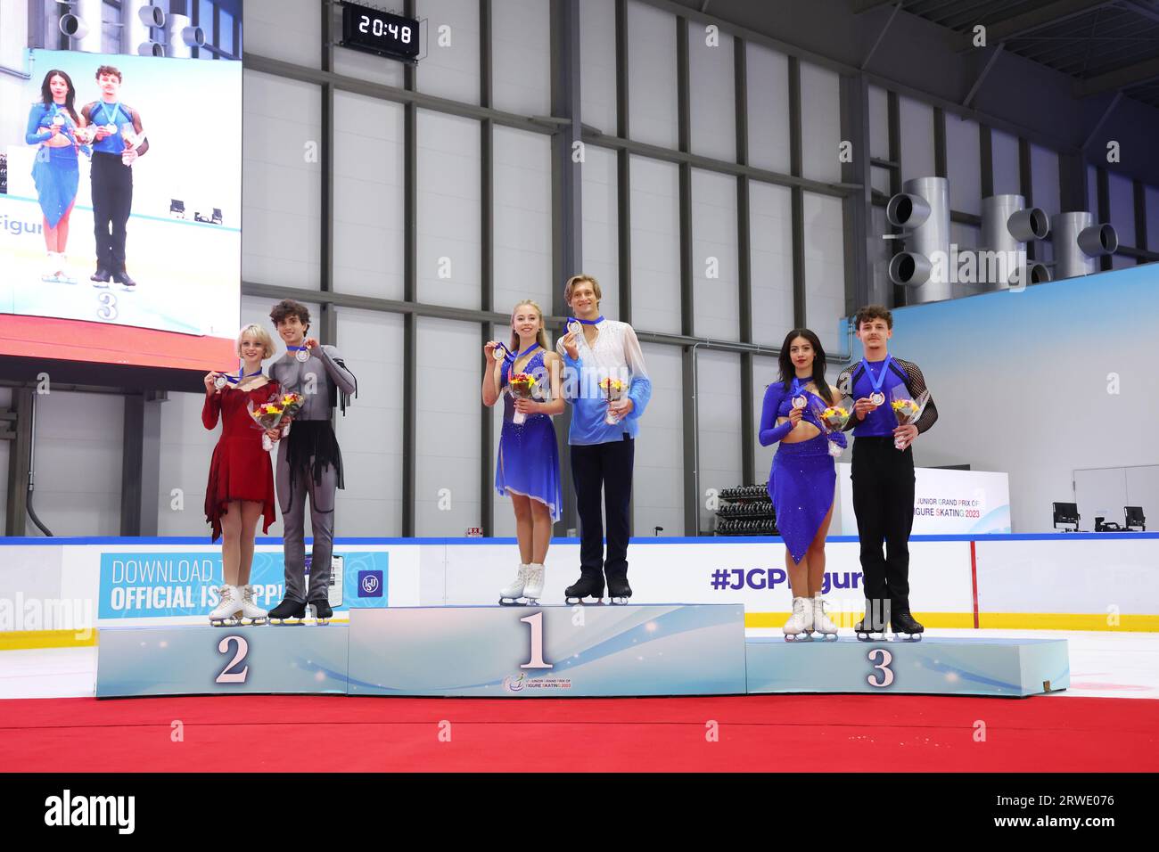Osaka, Japan. September 2023. (L-R) Elizabeth TKACHENKO & Alexei ...
