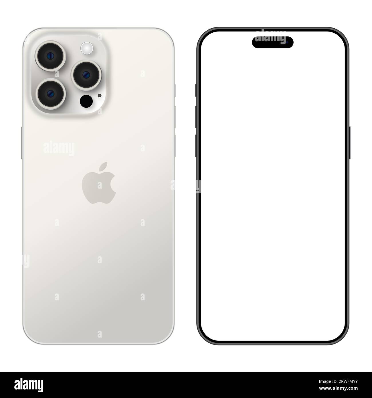 Iphone 15 pro smartphone Stock-Vektorgrafiken kaufen - Alamy