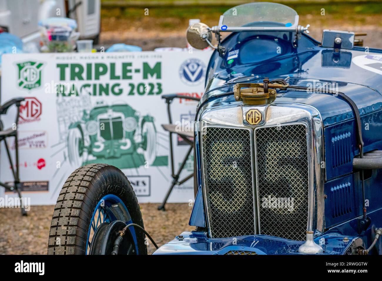 Der Vintage Sports Car Club, V.S.C.C. Renntag auf der Mallory Park ...
