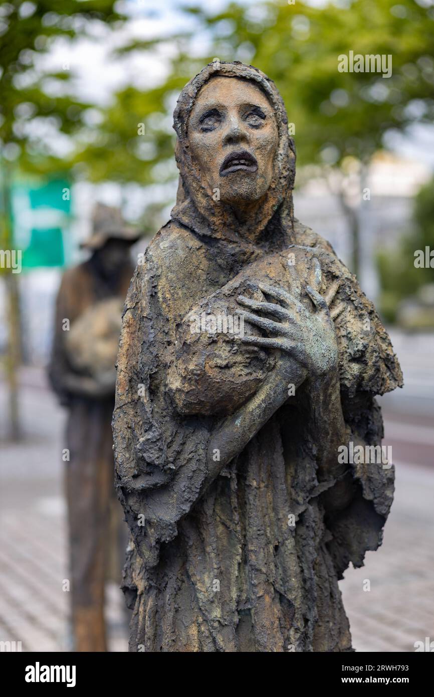 Memorial to the Great Famine Victims in Dublin, Ireland’s Great Famine ...