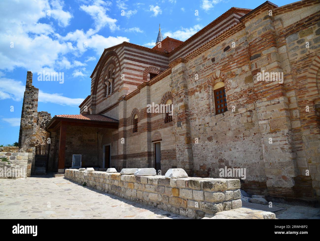 Enez Town in Edirne, Türkei, ist eine alte Siedlung. Die Hagia Sophia ...