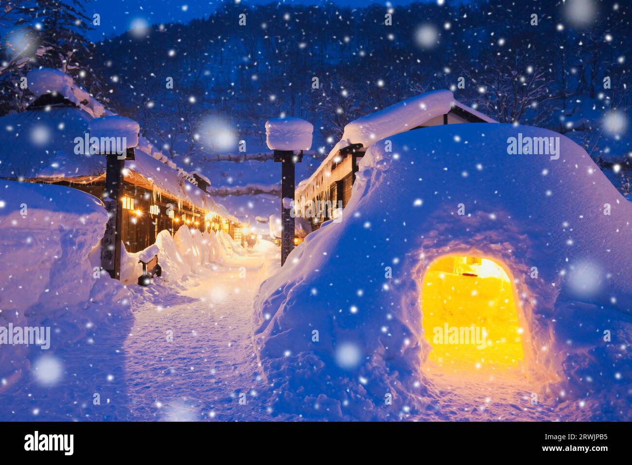 Nyuto hot spring village -Fotos und -Bildmaterial in hoher Auflösung – Alamy