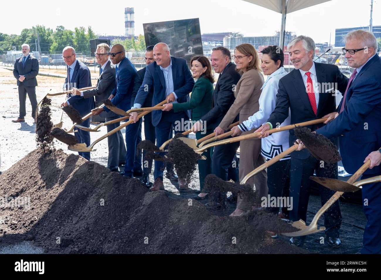 New York, Usa. September 2023. Der New Yorker Gouverneur Kathy Hochul ...