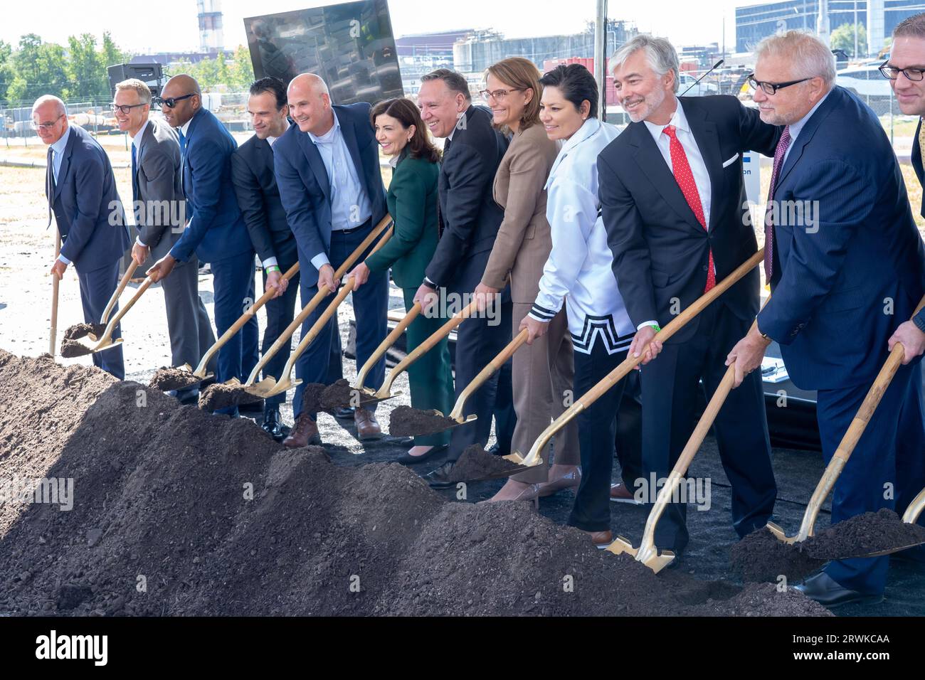 New York, Usa. September 2023. Der New Yorker Gouverneur Kathy Hochul ...