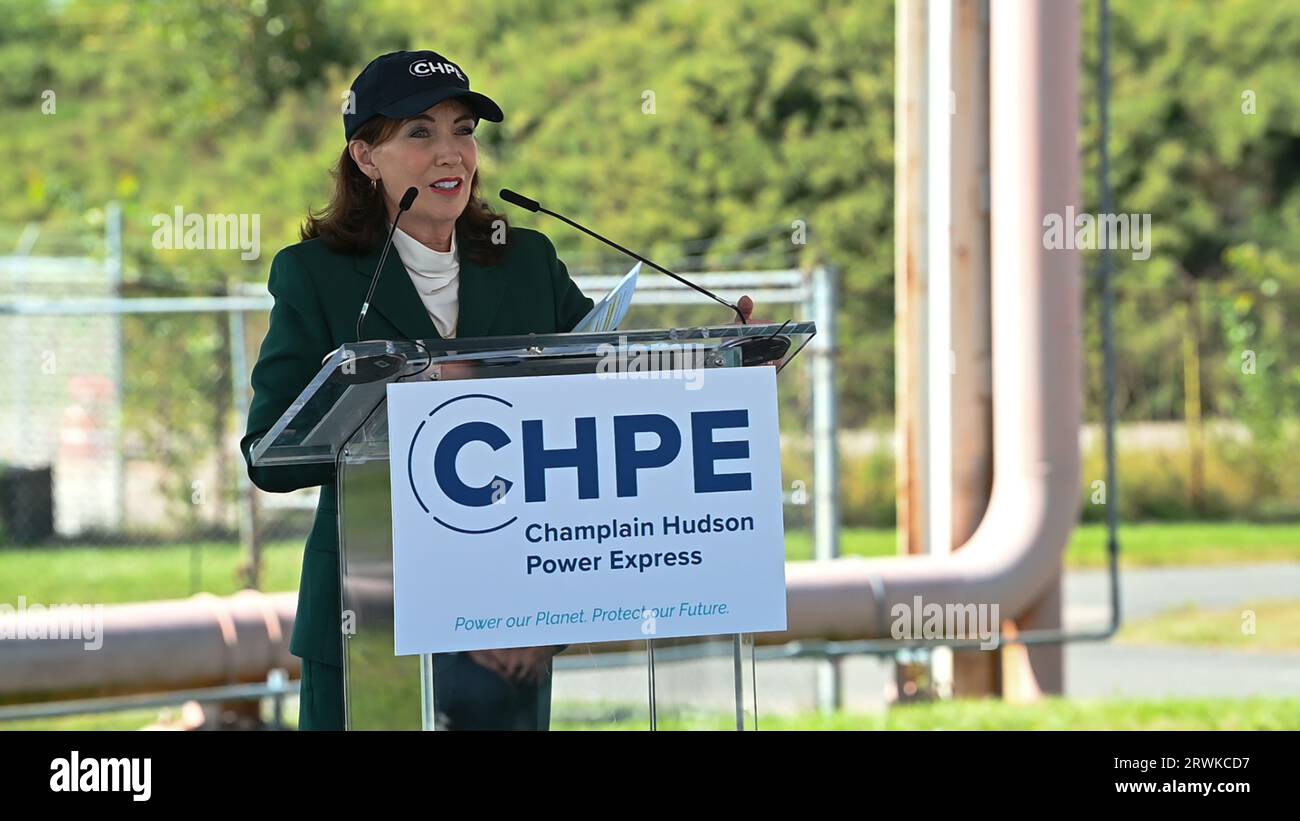 New York, Usa. September 2023. Kathy Hochul, der Gouverneur von New ...