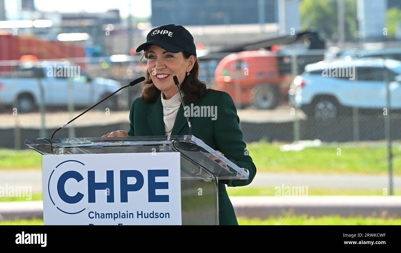 New York, Usa. September 2023. Kathy Hochul, der Gouverneur von New ...