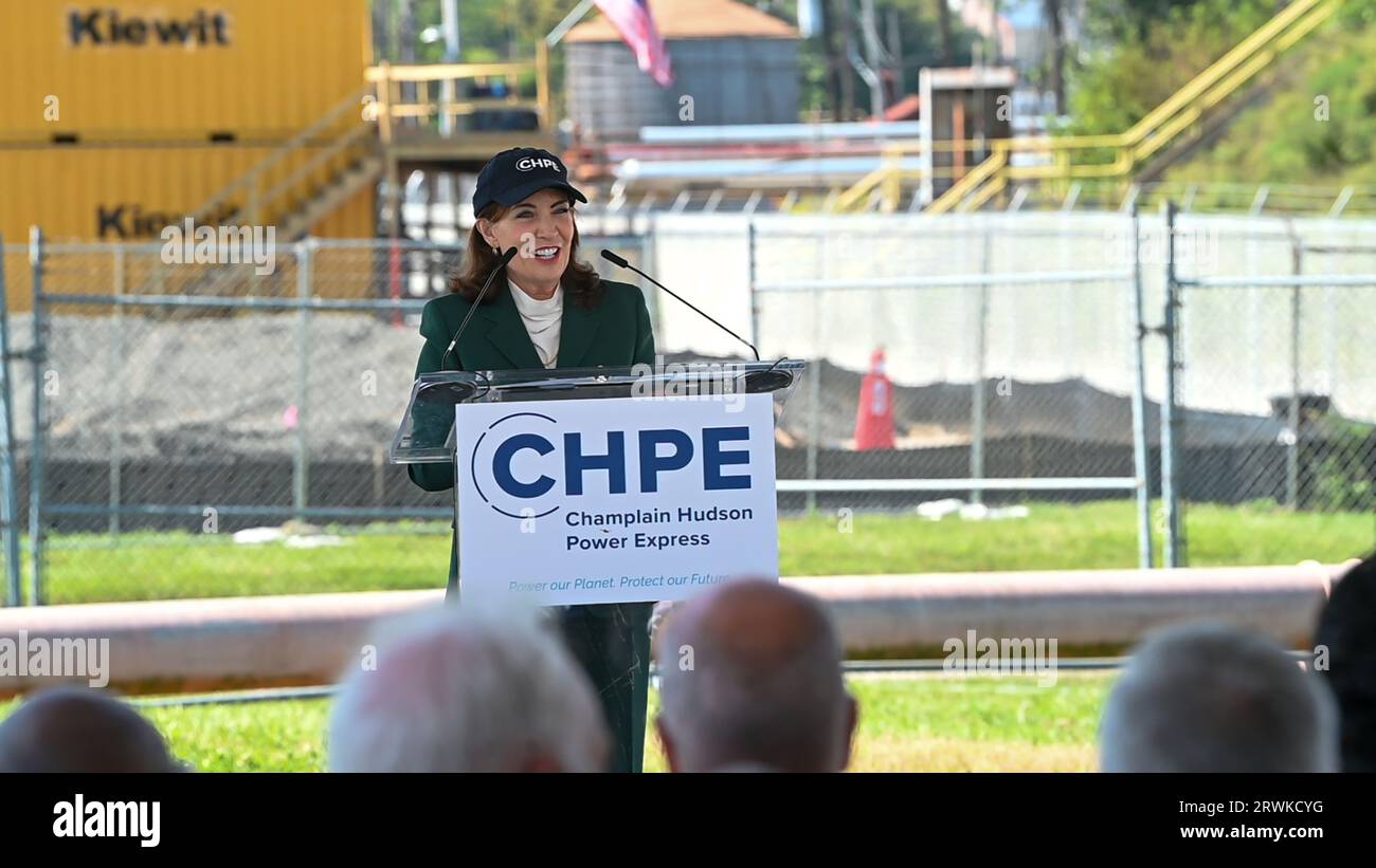 New York, Usa. September 2023. Kathy Hochul, der Gouverneur von New ...