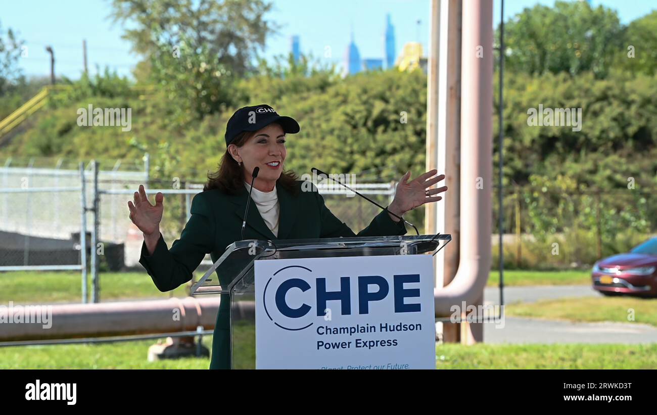 New York, Usa. September 2023. Kathy Hochul, der Gouverneur von New ...