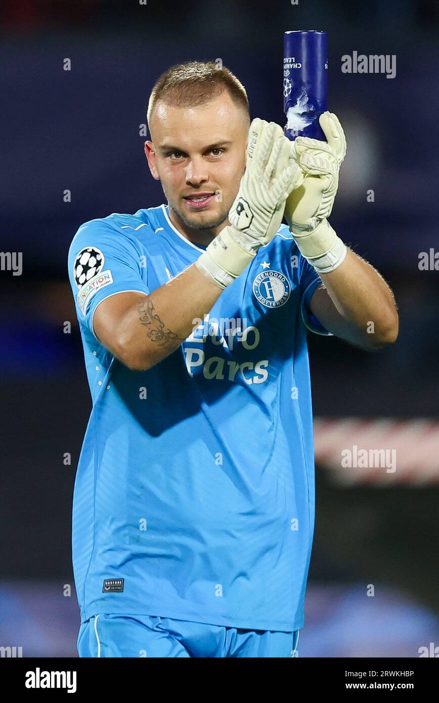 ROTTERDAM, NIEDERLANDE - 19. SEPTEMBER: Timon Wellenreuther (Feyenoord ...