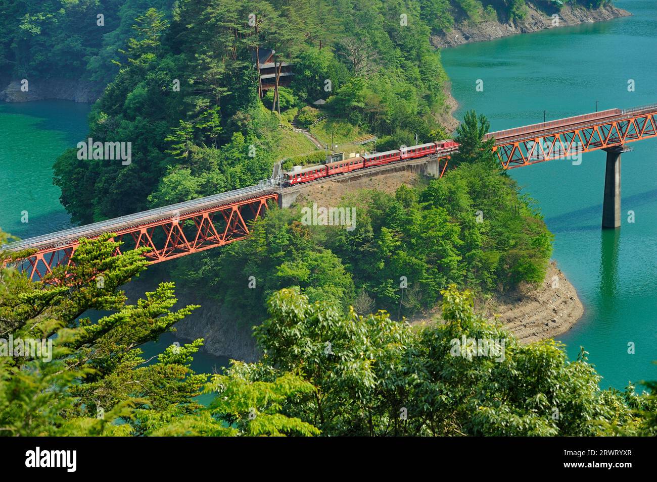 Bahnhof Oigawa Railway Igawa-Linie Oigawa-kojo Stockfotografie - Alamy