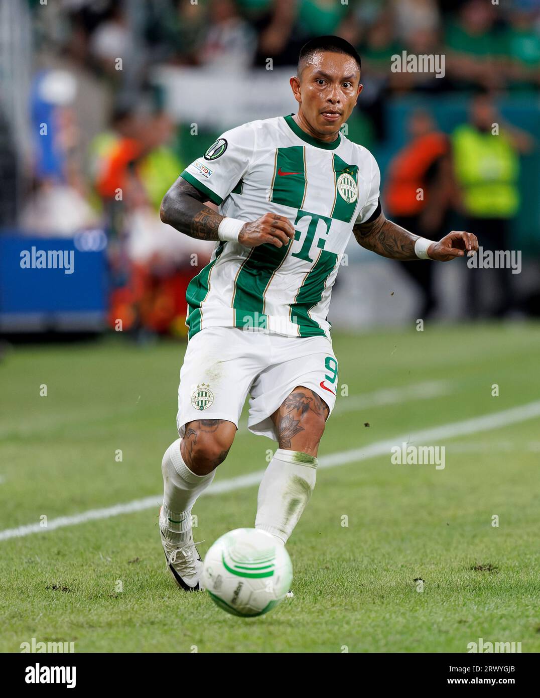 Budapest, Ungarn. September 2023. Cristian Ramirez von Ferencvarosi TC ...