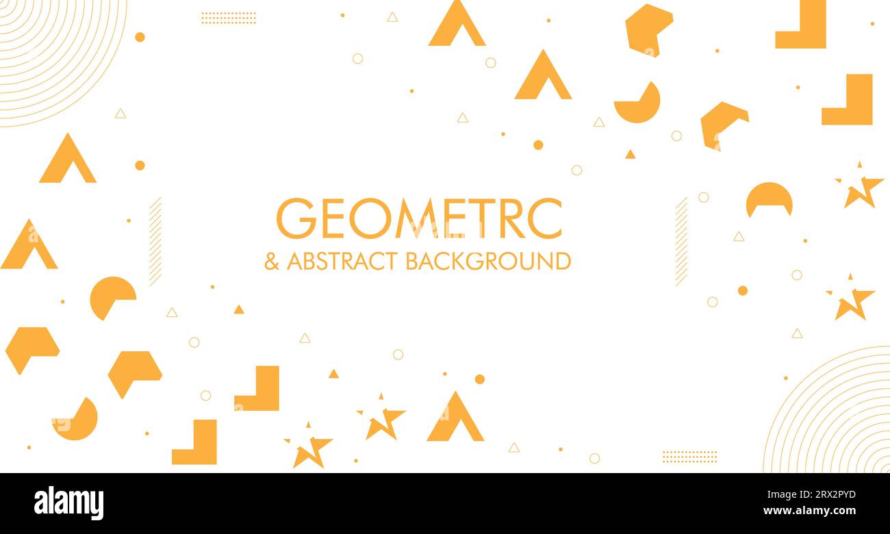 Kreatives geometrisches Hintergrunddesign mit grafischen Elementen für ...