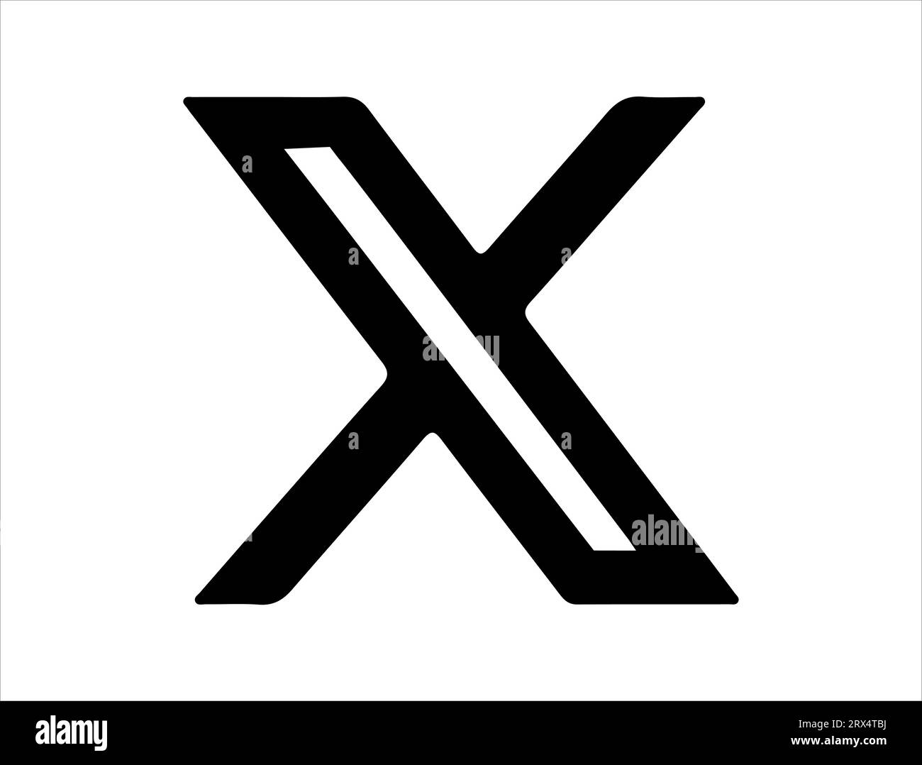 Twitter x neues logo Stock-Vektorgrafiken kaufen - Alamy